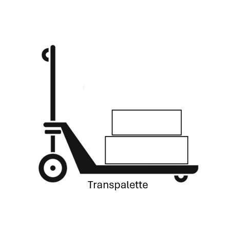 VSM - Picto TRANSPALETTE - bloc 25 feuillets repositionnables