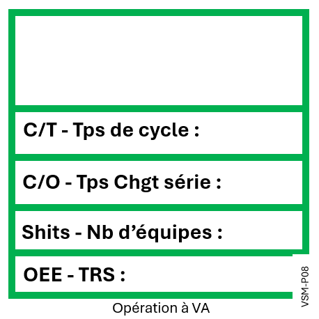 VSM - Picto OPE à VA - bloc 25 feuillets repositionnables
