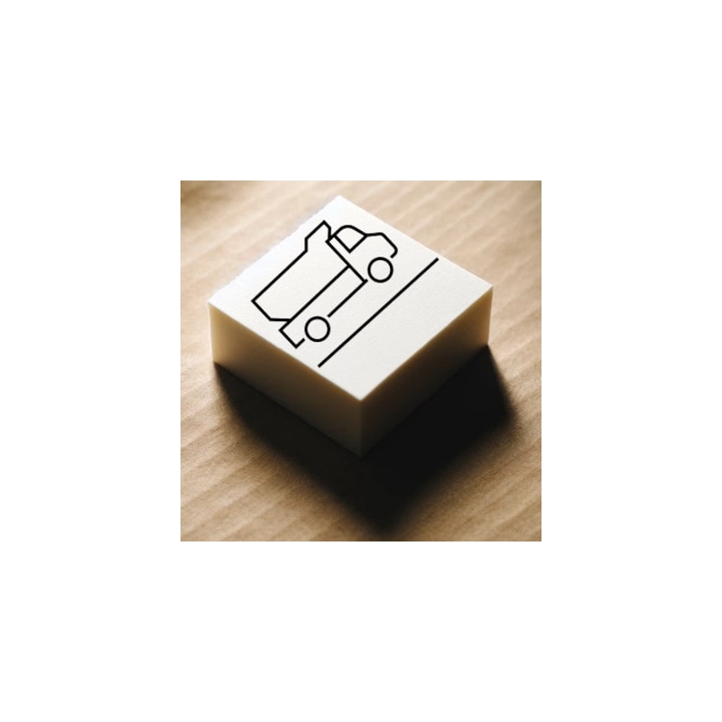 VSM - Picto CAMION - bloc 25 feuillets repositionnables